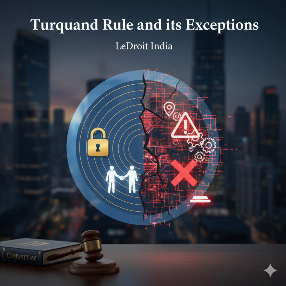 Turquand Rule and its Exceptions - LeDroit India